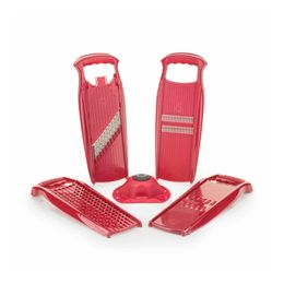B&ouml;rner Borner Grater-Set Julienne Slicer, Crincle, Wave-Waffle Cuter, Cheese Grater