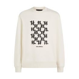 K by KARL LAGERFELD Karl Lagerfeld Sweatshirt Herren Gr&ouml;&szlig;e XS creme / schwarz