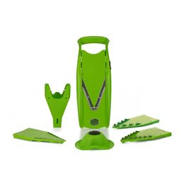 B&ouml;rner B&ouml;rner V5 PowerLine Mandoline Slicer 7-1 Set Starter-Set, Vegetable Cutter with Safety Insert, Slice Insert, 2 Blade Inserts, Food Safety Holder and Multibox