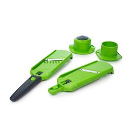 B&ouml;rner Borner Multi Dicer & Slicer vegetable grater fruit slicer mini slicer julienne slicer onion dicer thin stripes fruit and vegetable slicer green/grey