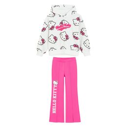 Cool Club Jogginganzug M&auml;dchen Gr&ouml;&szlig;e 122 pink / wei&szlig;