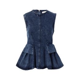 Remain Top Damen Gr&ouml;&szlig;e S/M black denim