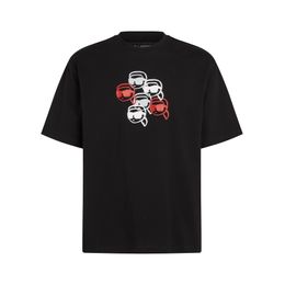 K by KARL LAGERFELD Karl Lagerfeld T-Shirt Herren Gr&ouml;&szlig;e M rot / schwarz / wei&szlig;