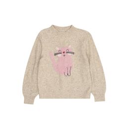 s.Oliver Pullover M&auml;dchen Gr&ouml;&szlig;e 140 beige / braun / pink
