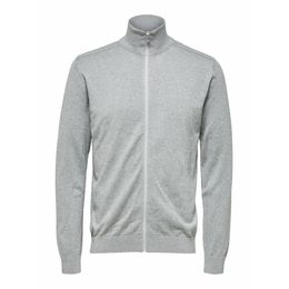 Selected Strickjacke 'Berg' Herren Gr&ouml;&szlig;e M grau