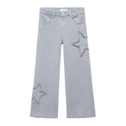 Mango Kids Jeans M&auml;dchen Gr&ouml;&szlig;e 128 taubenblau