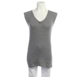Brunello Cucinelli Top / Seidentop Damen Gr&ouml;&szlig;e L Second Hand hellgrau