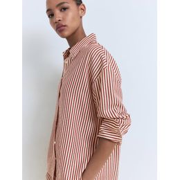 Mango Bluse 'SAL' Damen Gr&ouml;&szlig;e L hellbeige / dunkelorange