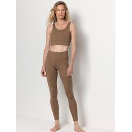 Hey Honey Leggings 'Unicolor' female Brown size XS