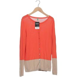 United Colors Of Benetton Strickjacke Damen Gr&ouml;&szlig;e M Second Hand orange