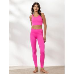 Hey Honey Leggings 'Unicolor' Damen Gr&ouml;&szlig;e S neonpink