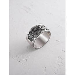 REYTEL Ring 'THE LAST SUPPER' Herren Gr&ouml;&szlig;e 71 silber