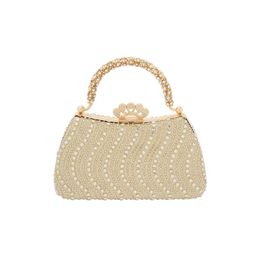 Naemi Handbag female Gold size One Size