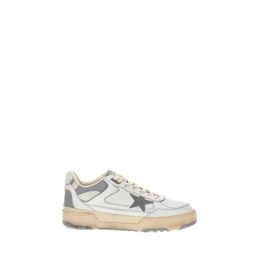 Golden Goose Deluxe Brand Golden Goose Low-Top Sneaker - Vintage Leather Sneakers With Iconic Side Star Det - Gr. 40 (EU) - in Wei&szlig; - f&uuml;r Damen