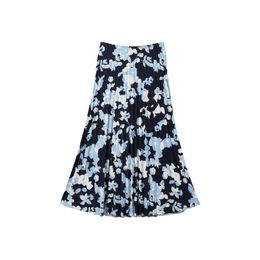 Tom Tailor Rock Damen Größe 40 nachtblau / hellblau / weiß