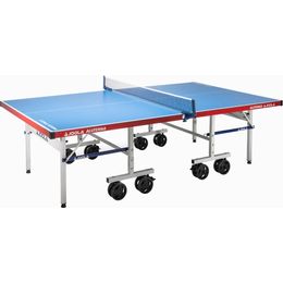 Tischtennisplatte Joola "Joola Tischtennisplatte Aluterna", blau, TischtennisplattenB:152,5cm H:76cm L:274cm, doppelte Kippsicherung, B:152,5cm H:76cm L:274cm