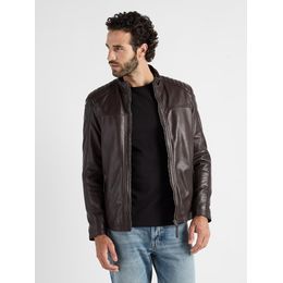 Lederjacke JCC "31024024", Herren, Gr. 48, braun, Obermaterial: 100% Lammleder; Innenfutter: 100% Baumwolle; Ärmelfutter: 100% Polyester, Jacken