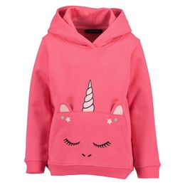 Hoodie Blue Seven "Blue Seven Hoodie", Mädchen, Gr. 104, 4240, pink, 100% Baumwolle, normal normal, Rundhals, gerader Abschluss, Sweatshirts