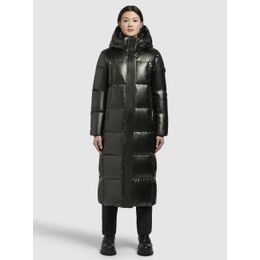 Khujo Damen Steppmantel "RUBINA SHINY"gr&uuml;n, Gr. XL, unifarben, 100% Polyester, M&auml;ntel