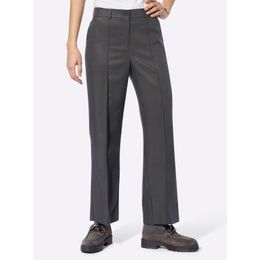 Heine Damen Culotte, Grau, Gr. 50, 7/8-Hose, Material: Lyocell