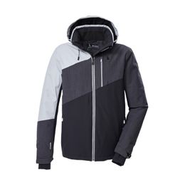 Skijacke Killtec "KSW 102 MN SKI JCKT", Herren, Gr. L, schwarz, Oberstoff: 100% Polyester, Futter: 100% Polyester, Füllung: 100% Polyester (recycelt), Jacken, Killtec Skijacke: atmungsaktiv, wasser- u winddicht, abnehmbare Kapuze