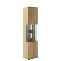 Pharao24.de Standvitrine Hochschrank mit Glastür 209 cm hoch