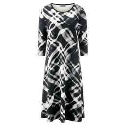 Basler - Midi-Jersey-Kleid, schwarz, Gr. 38 / S