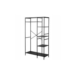 Möbel Kraft Kompaktgarderobe schwarz Maße (cm): B: 100 H: 170 » Möbel Kraft