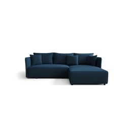 M&ouml;bel Kraft Ecksofa mit Schlaffunktion Milano blau Ma&szlig;e (cm): B: 245 H: 85 &raquo; M&ouml;bel Kraft