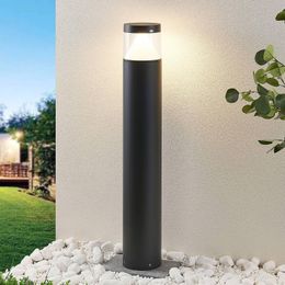 LUCANDE LED-Pollerlampe Darja, anthrazit, Metall, 100cm,IP54