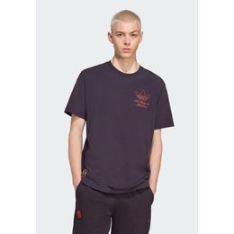 adidas Performance Funktionsshirt 'FC Bayern Terrace Icons' Herren Gr&ouml;&szlig;e M orange / schwarz