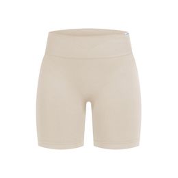 Smilodox Amaze Pro High Waist Performance Shorts Damen Gr&ouml;&szlig;e XS beige
