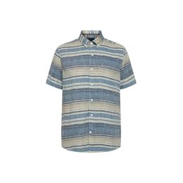 Signal Hemd 'Paul' Herren Größe 4XL hellbeige / marine / saphir