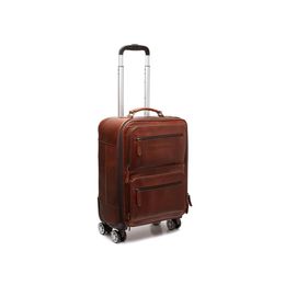 The Chesterfield Brand San Marino 4 Rollen Kabinentrolley 47 cm in cognac | Gr.: onesize