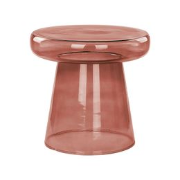 Beliani Beistelltisch CALDERA in Rot - (W) 39 x (H) 40 x (L) 39 cm | Gr.: onesize