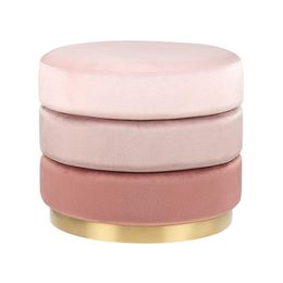 Beliani Pouf LOUIN in Rosa - (W) 48 x (H) 41 x (L) 48 cm | Gr.: onesize