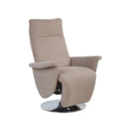 Beliani Fernsehsessel PRIME in Beige/Silber - (W) 82 x (H) 113 x (L) 80 cm | Gr.: onesize
