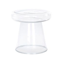 Beliani Beistelltisch CALDERA in Transparent - (W) 39 x (H) 40 x (L) 39 cm | Gr.: onesize