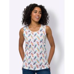 Sieh an! Shirttop in ecru-pink-bedruckt | Gr.: 54