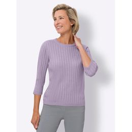 Sieh an! 3/4 Arm-Pullover in flieder | Gr.: 48