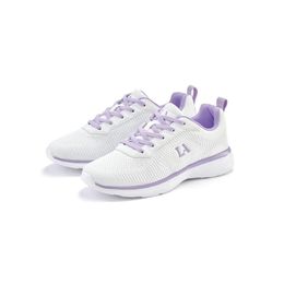 Lascana Sneaker in weiß/lila | Gr.: 41