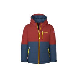 Trollkids Ski-/ Snowboardjacke "Hemsedal" in Braunrot/ Dunkelblau | Gr.: 128