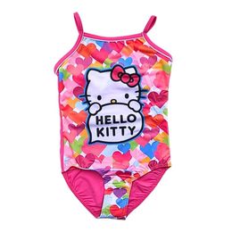 Badeanzug Hello Kitty Herzen in Pink | Gr.: 128