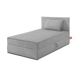 KONSIMO Boxbett mit Stauraum H2 Roti grau Maße (cm): B: 95 H: 89 » Höffner