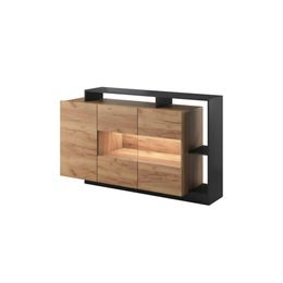 Höffner Kommode schwarz Maße (cm): B: 155 H: 83,2 » Höffner