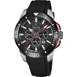 Festina Chronograph &raquo;Chrono Bike&laquo; Armbanduhr, Quarzuhr, Herrenuhr, Stoppfunktion, bis 10 bar wasserdicht schwarz-schwarz Ansprechender...