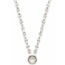 Leonardo Charm-Kette »Halskette Romea Clip&Mix, 023272, 023273« edelstahlfarben 50 Vor Anker gehen - die vielseitige Romea Halskette lässt sich in...