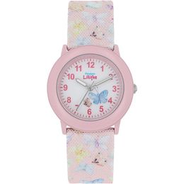 Prinzessin Lillifee Quarzuhr Armbanduhr, Kinderuhr, Mädchenuhr, ideal auch als Geschenk bunt-weiß, rosa Zauberhafte Kinderarmbanduhr