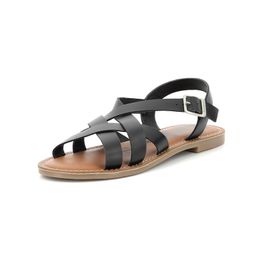 Kickers Riemchensandale »Sandalen Leder« Schwarz 38 38 Verschluss: Schließe