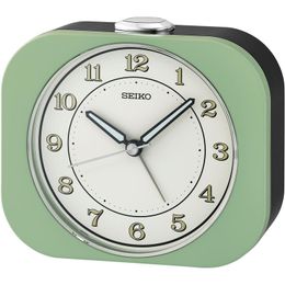 Seiko Quarzwecker »QHE195M« Wecker, Schlafzimmer, Geschenkidee, Piepalarm, durchlaufende Sekunde grün Schöner Wecker